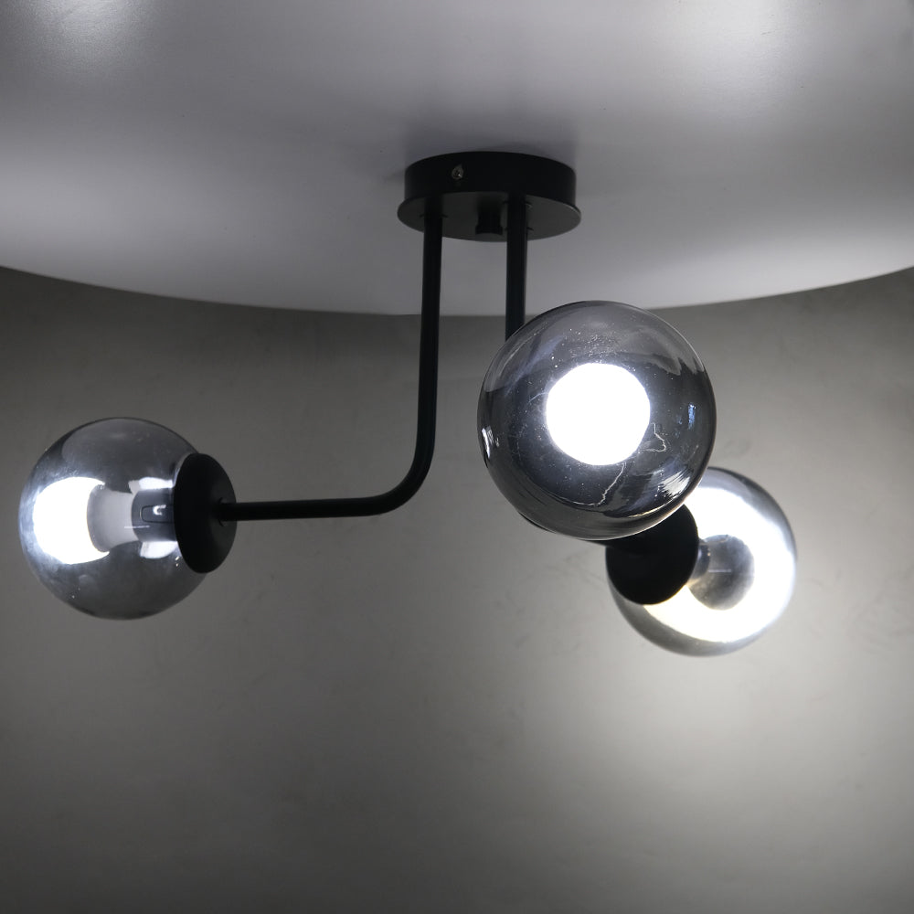 CLR124 Radiant Sphere Ceiling Light – The Black Steel