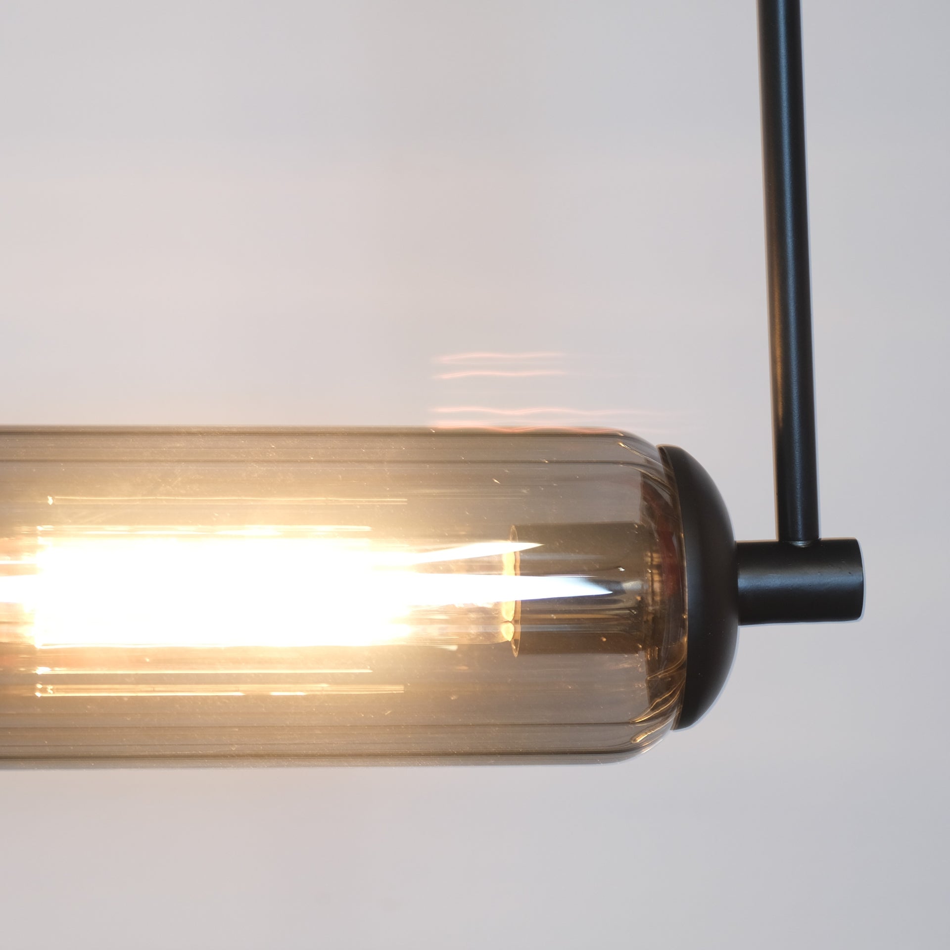 CLH170 Aria Prism Fluted Glass Ceiling Light – The Black Steel