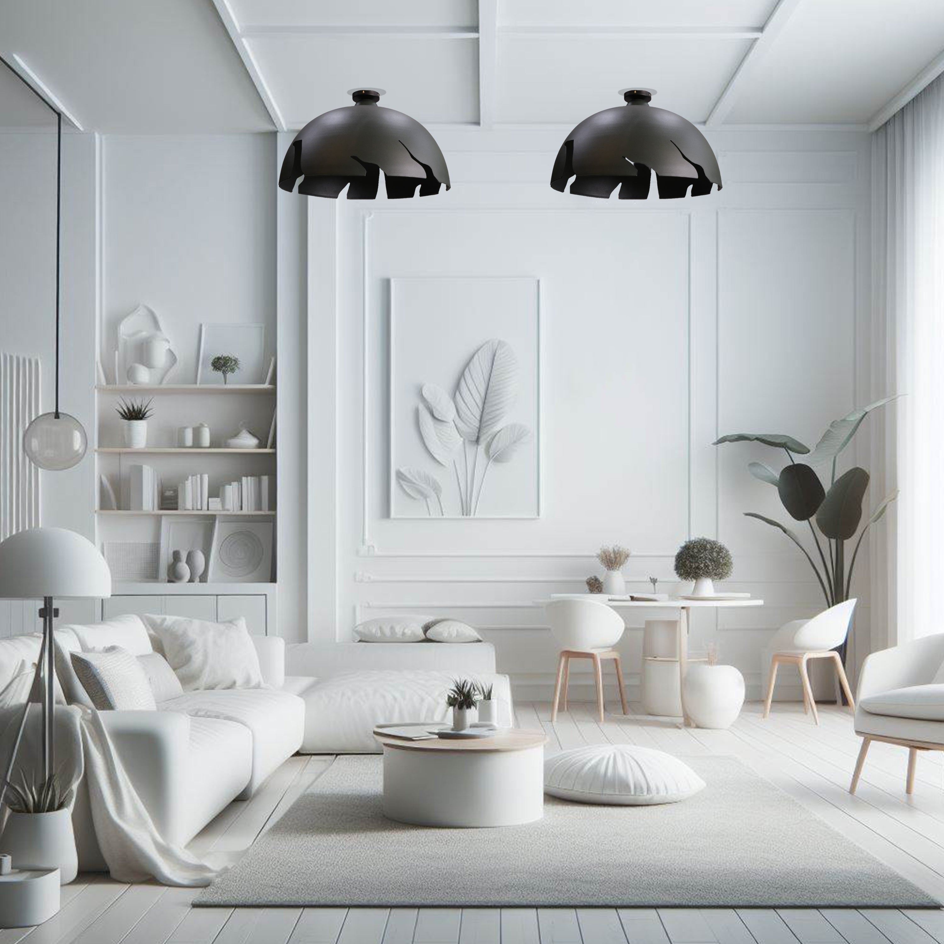 CLH169 Distressed Pendant Light – The Black Steel