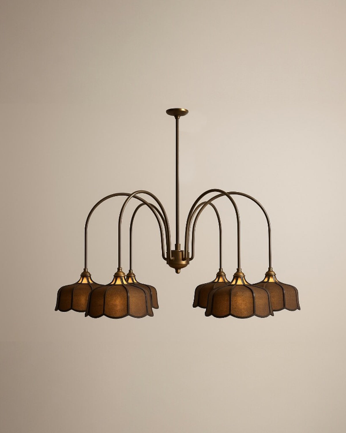 CLR126 Celestial Arc Chandelier – The Black Steel