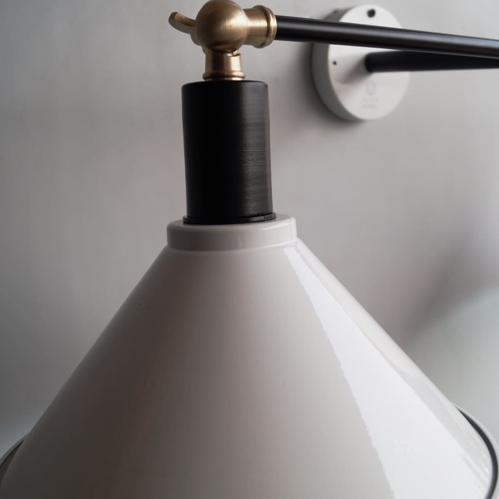 CWS113 Art Studio Double-Shade Lamp Wall Sconce – The Black Steel