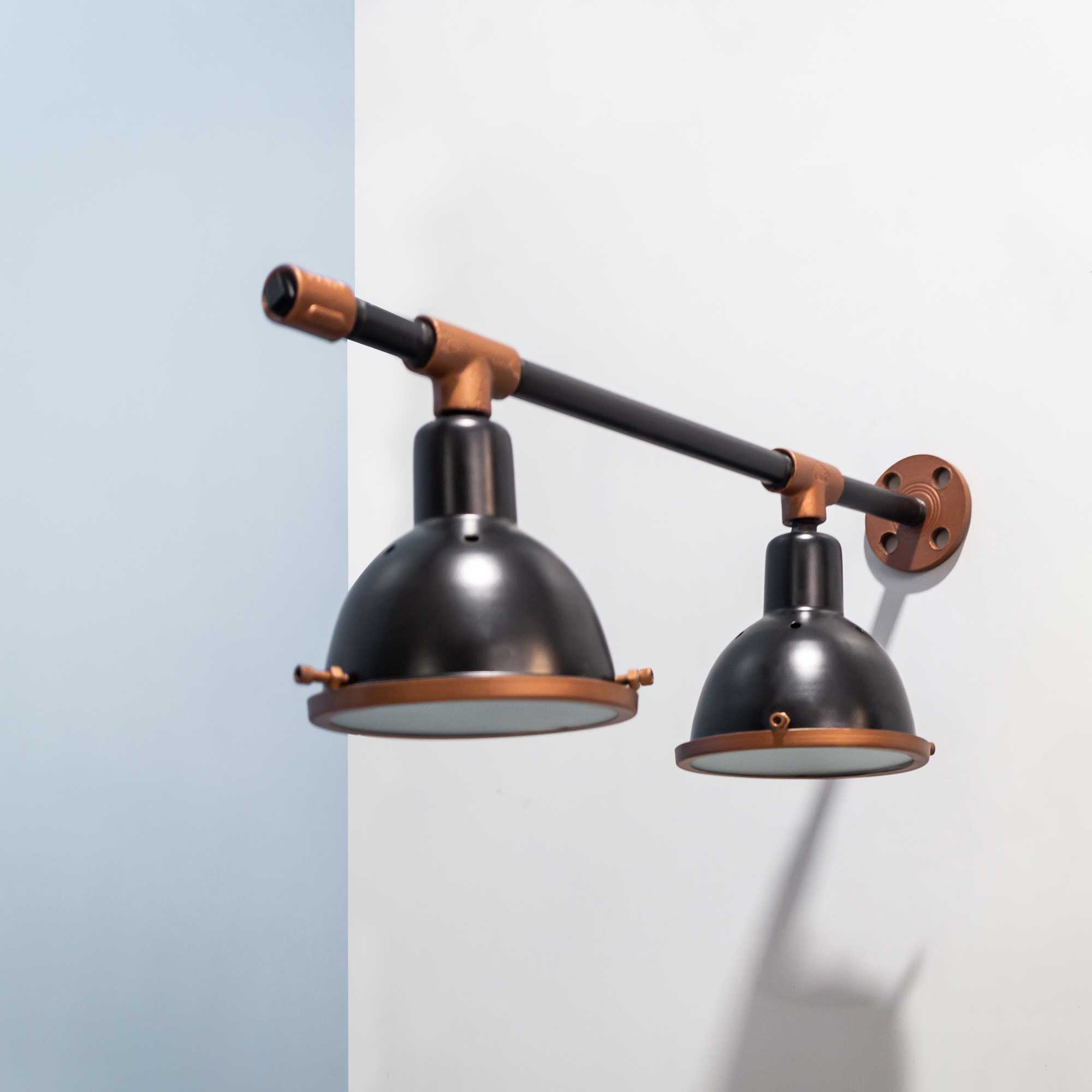 TPF103 Mechanist Wall Mounted Bar & Cafe Light – The Black Steel