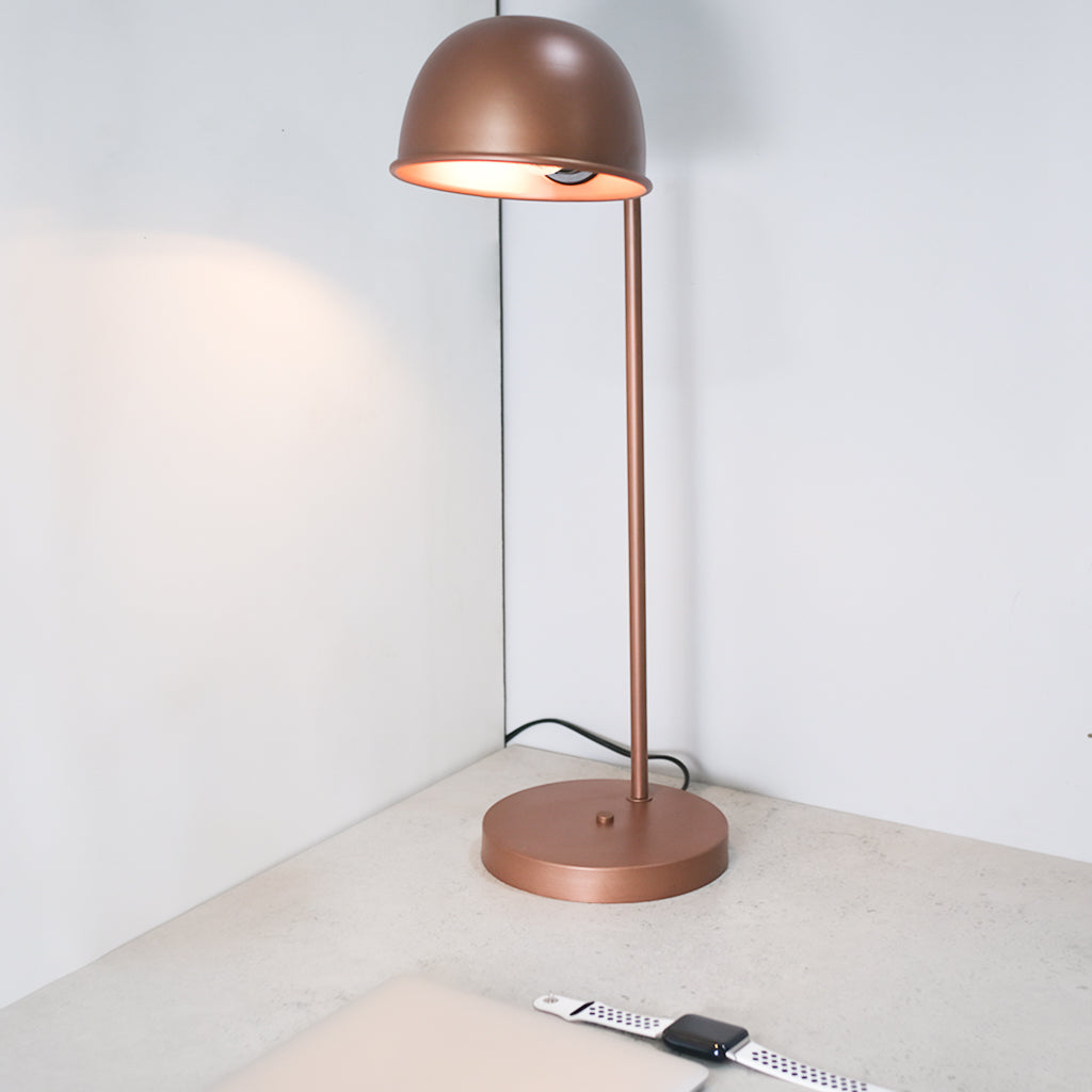 CDL113 Study Task Lamp Copper | Luxury Desk Lamp – The Black Steel