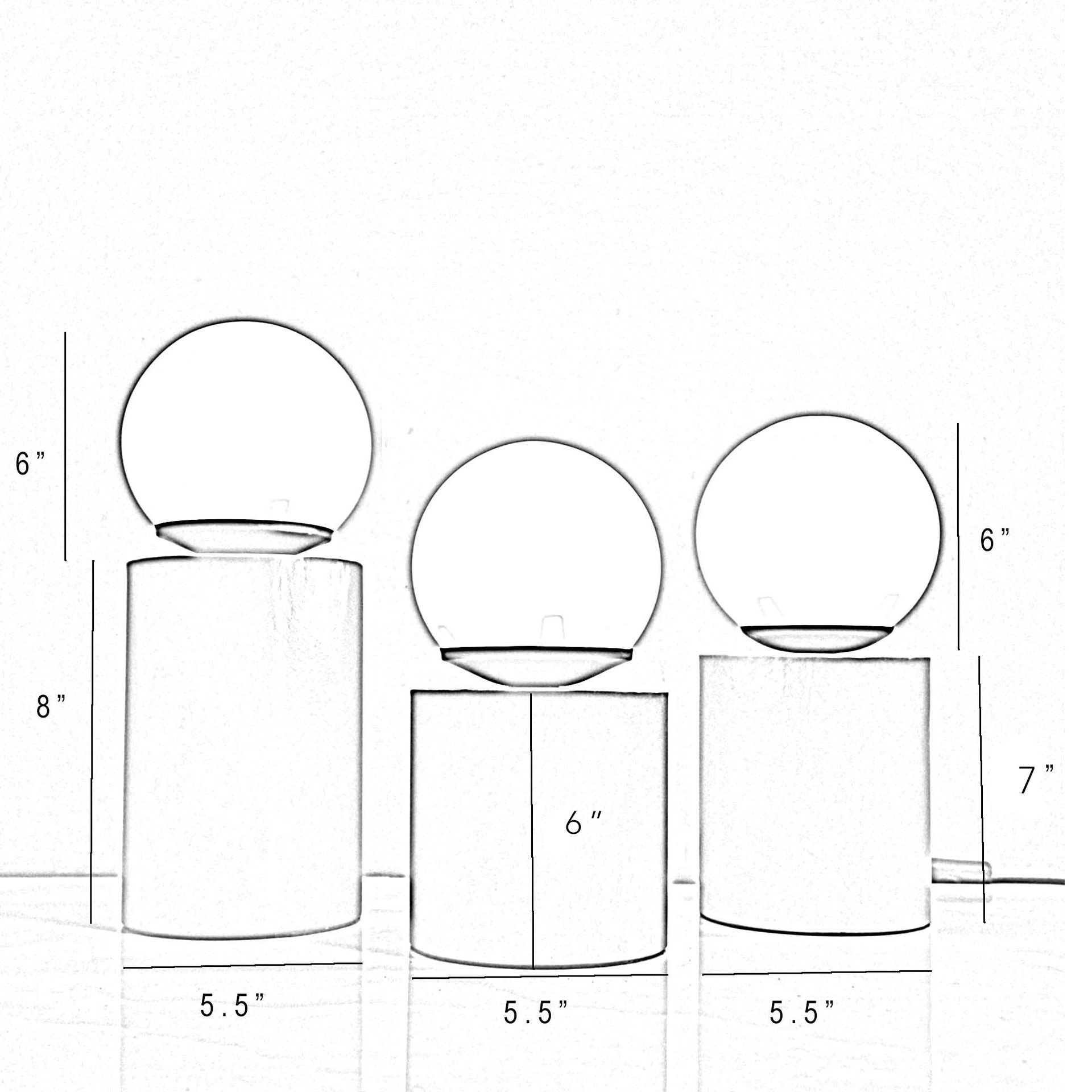 Cy Table lamp for living room – The Black Steel