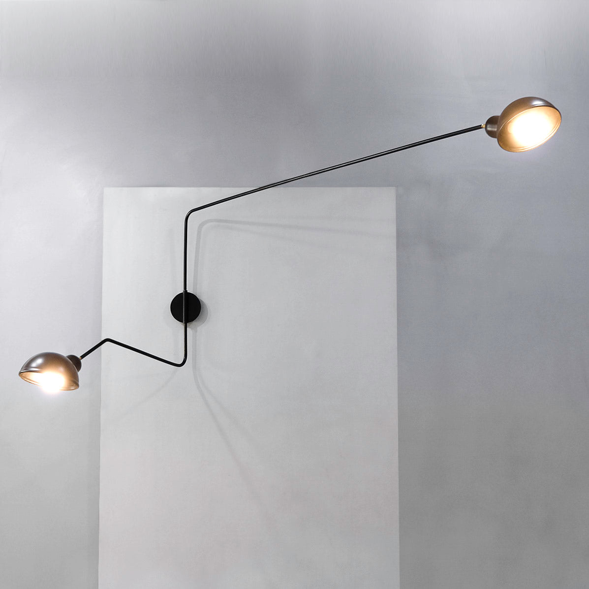 FSW220 Modern Industrial Adjustable Swivel Wall Lamp – The Black Steel