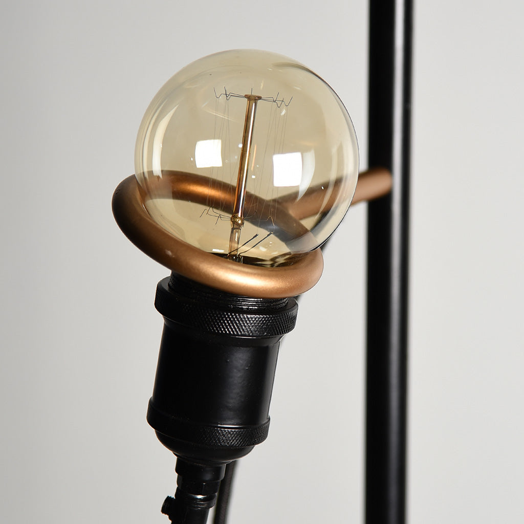 CLF110 Lucent Floor Lamp Chic Tall Standing Light Fixture – The Black Steel