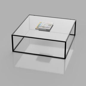 Shop Metal Frame Industrial Coffee Table Online In India – The Black Steel